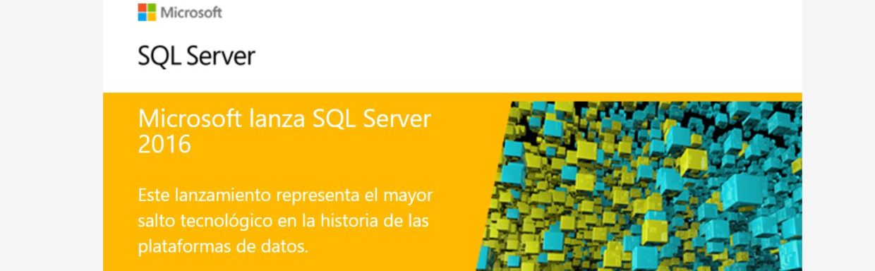 Microsoft lanza SQL Server 2016 - Mantenimiento informático para ...